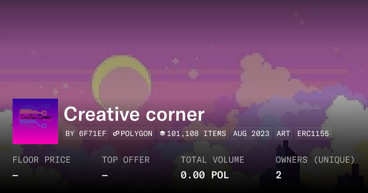Creative corner - Collection | OpenSea
