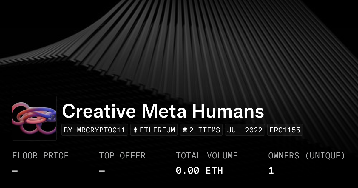 Creative Meta Humans - Collection | OpenSea