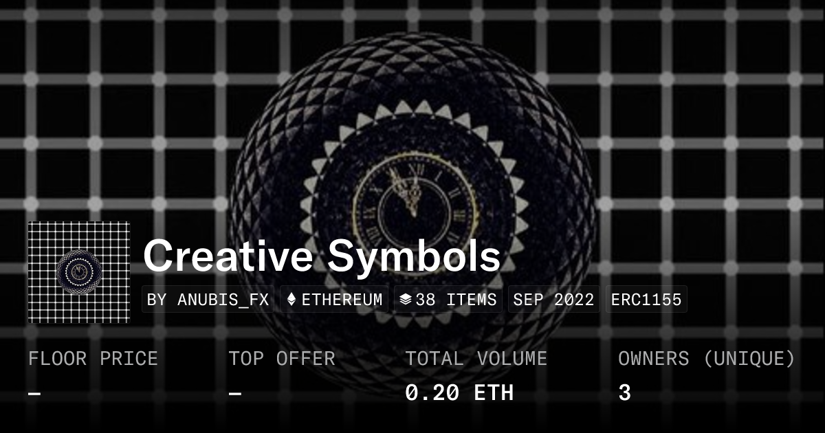 Creative Symbols - Collection | OpenSea