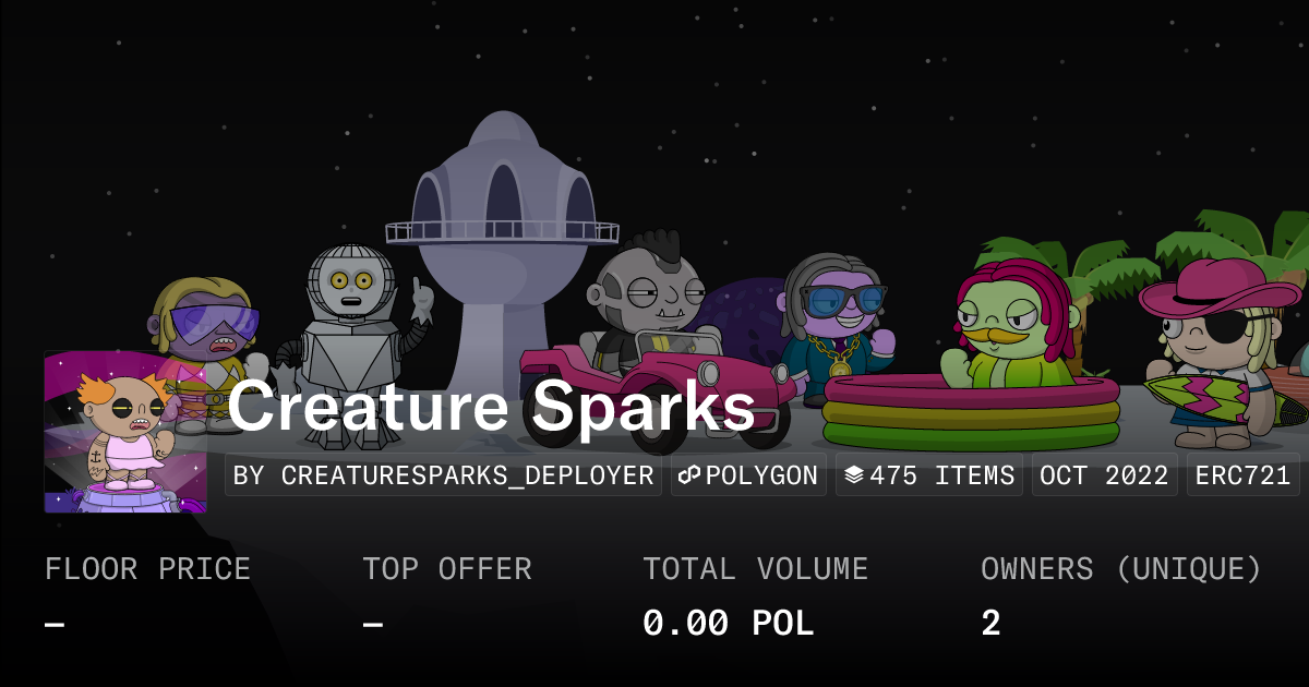 Creature Sparks - Collection | OpenSea