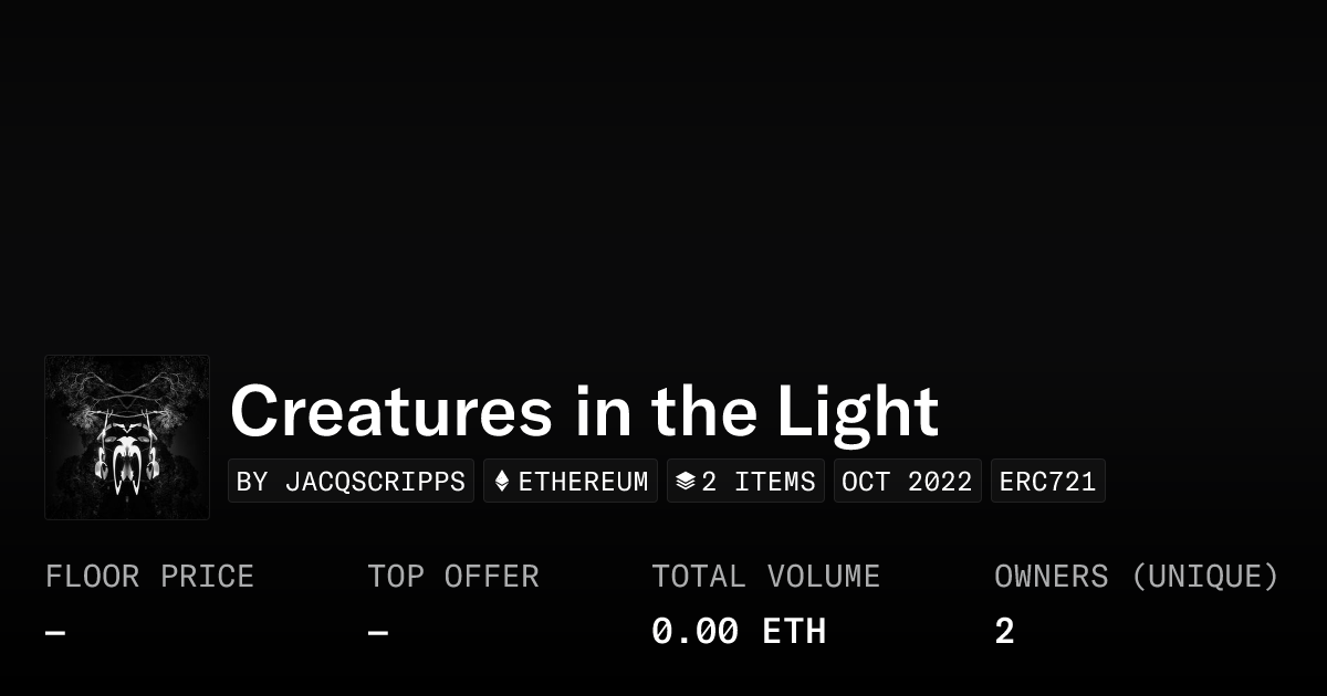 Creatures in the Light - Collection | OpenSea