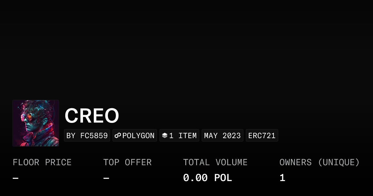CREO - Collection | OpenSea