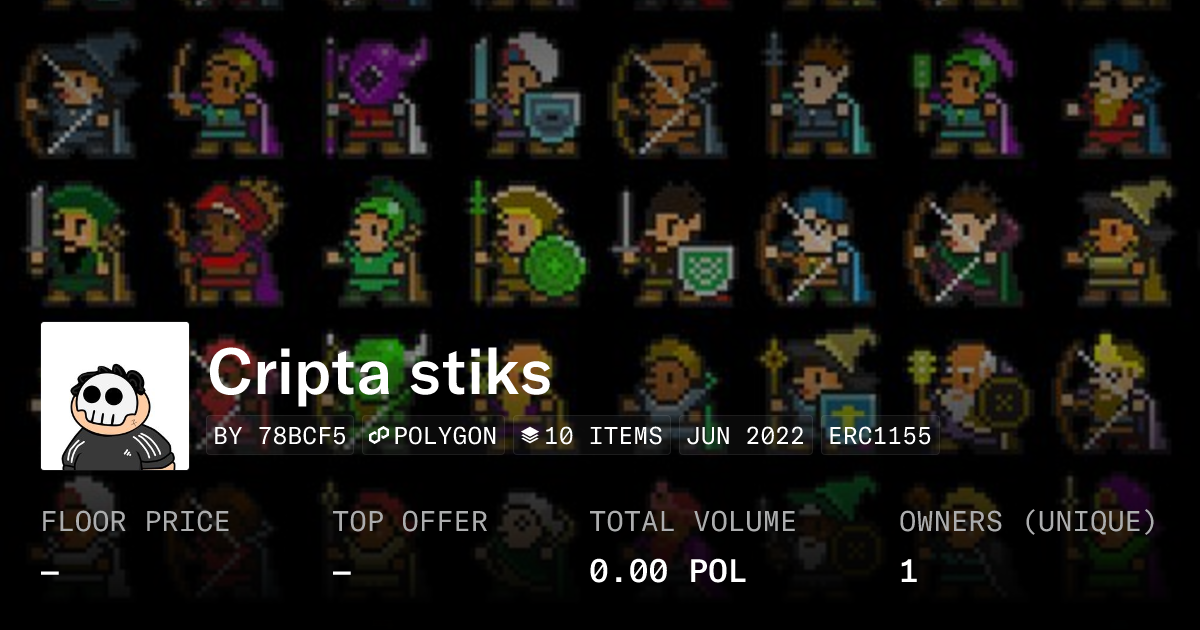 Cripta stiks - Collection | OpenSea