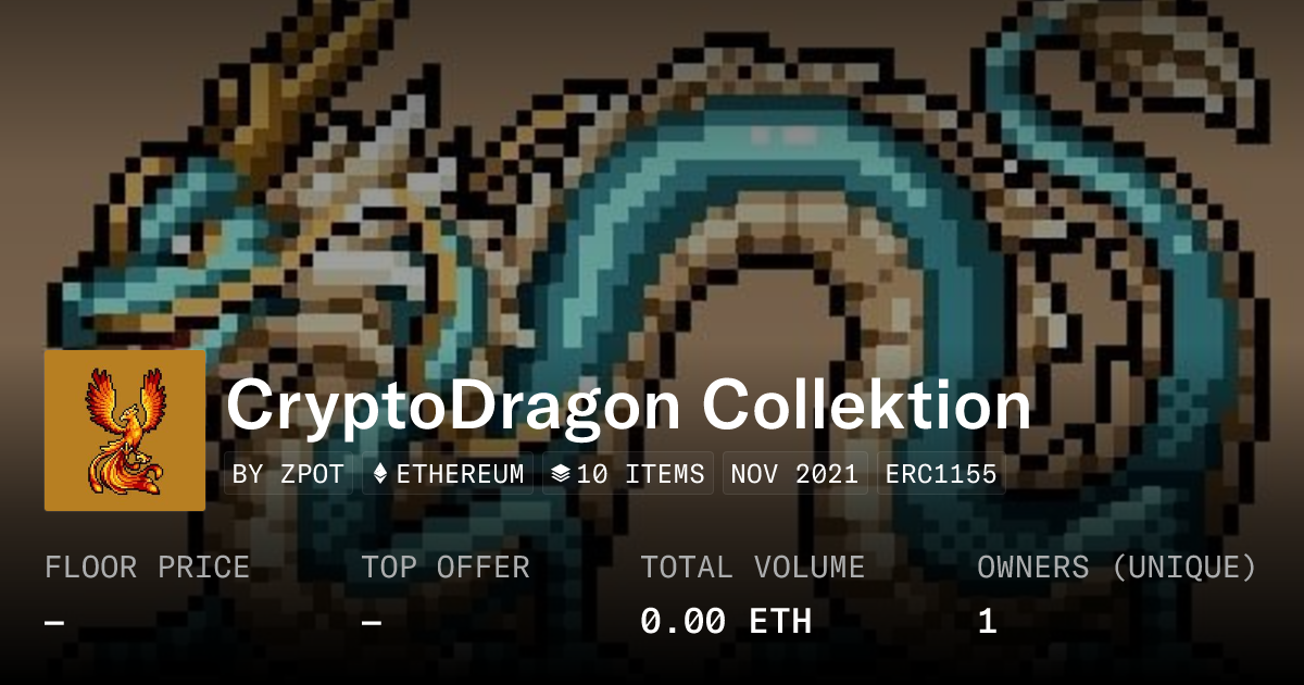CryptoDragon Collektion - Collection | OpenSea