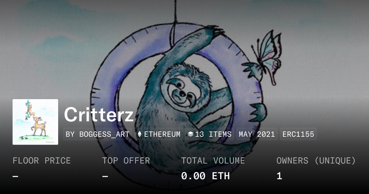Critterz - Collection | OpenSea