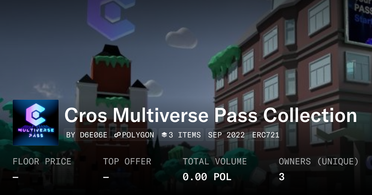 Cros Multiverse Pass Collection - Collection | OpenSea