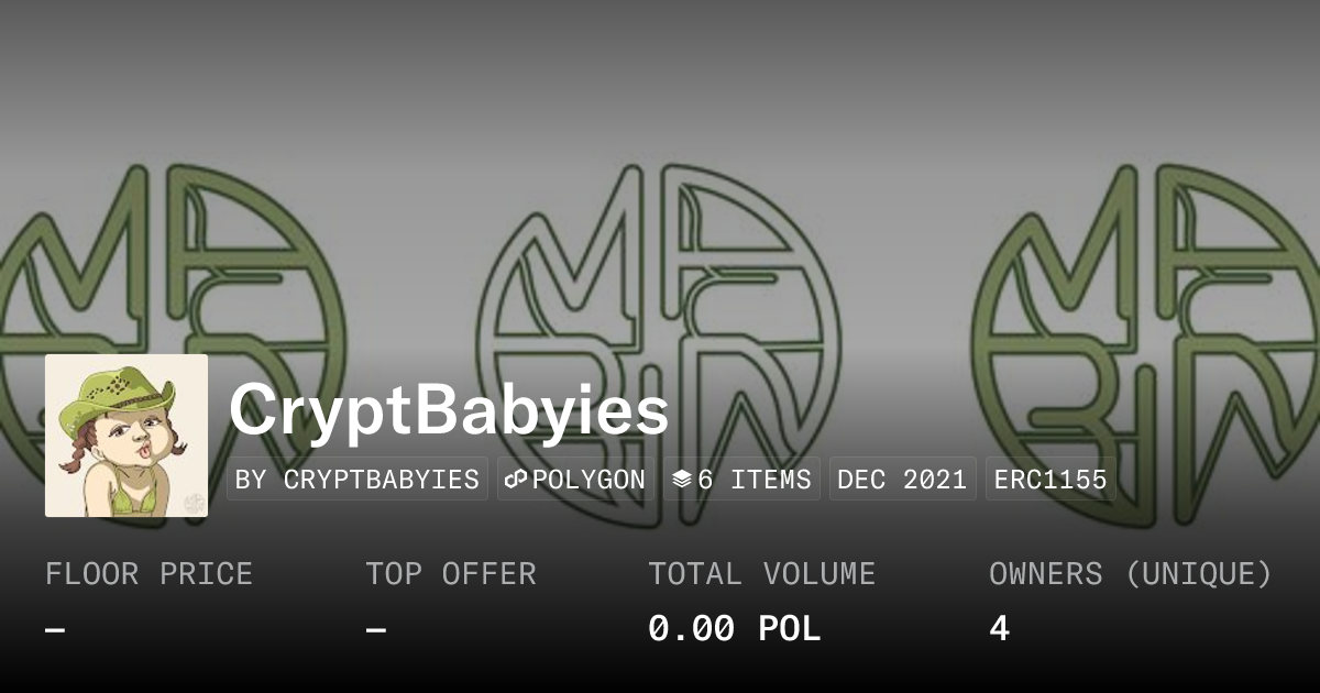 CryptBabyies - Collection | OpenSea