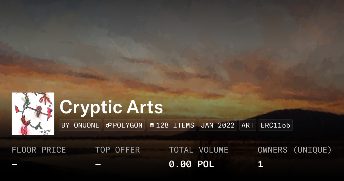 Cryptic Arts - Collection | OpenSea