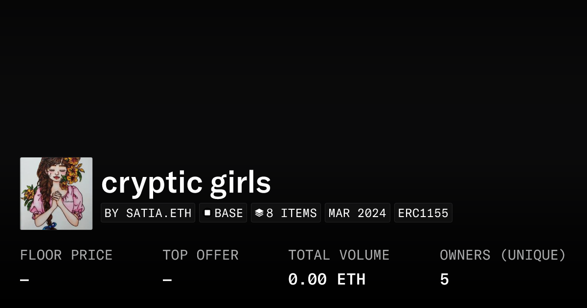 cryptic girls - Collection | OpenSea