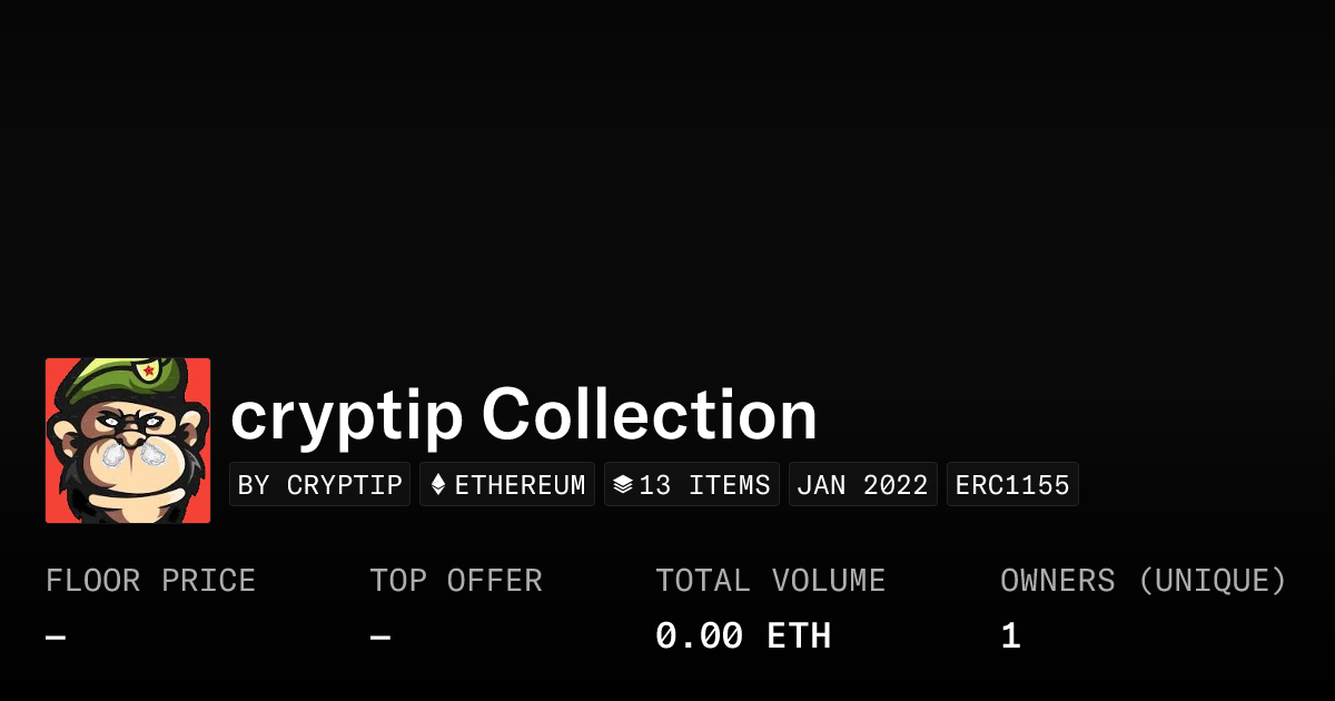 cryptip Collection - Collection | OpenSea