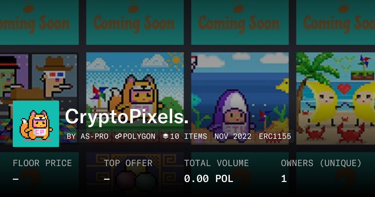 CryptoPixels. - Collection | OpenSea