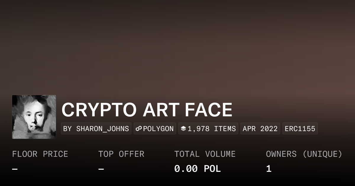 CRYPTO ART FACE - Collection | OpenSea