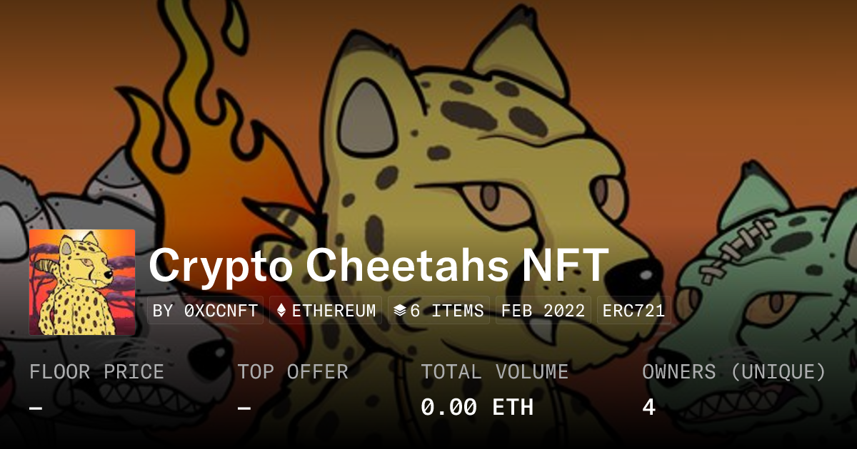 Crypto Cheetahs NFT - Collection | OpenSea