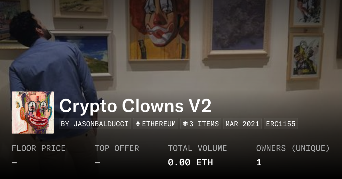 Crypto Clowns V2 - Collection | OpenSea