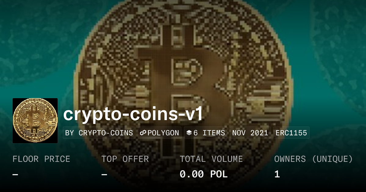 crypto-coins-v1 - Collection | OpenSea