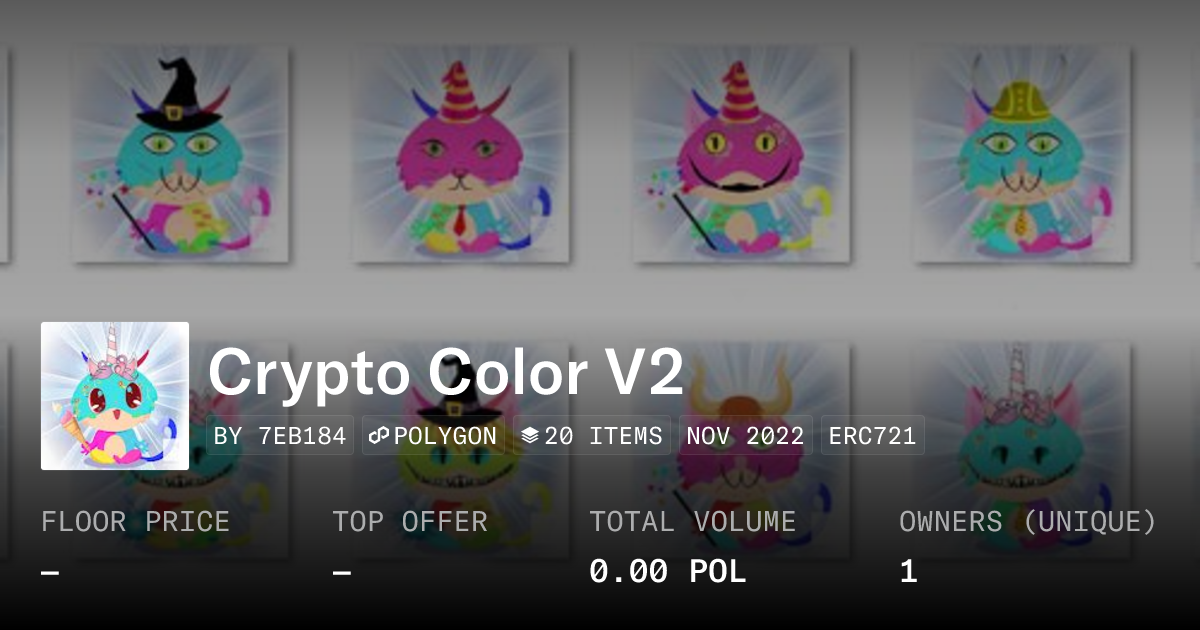 Crypto Color V2 - Collection | OpenSea