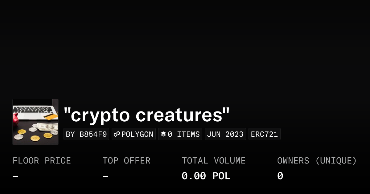 "crypto creatures" - Collection | OpenSea