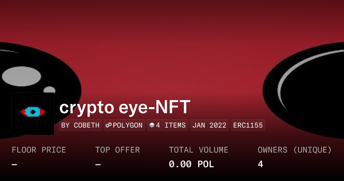 crypto eye-NFT - Collection | OpenSea
