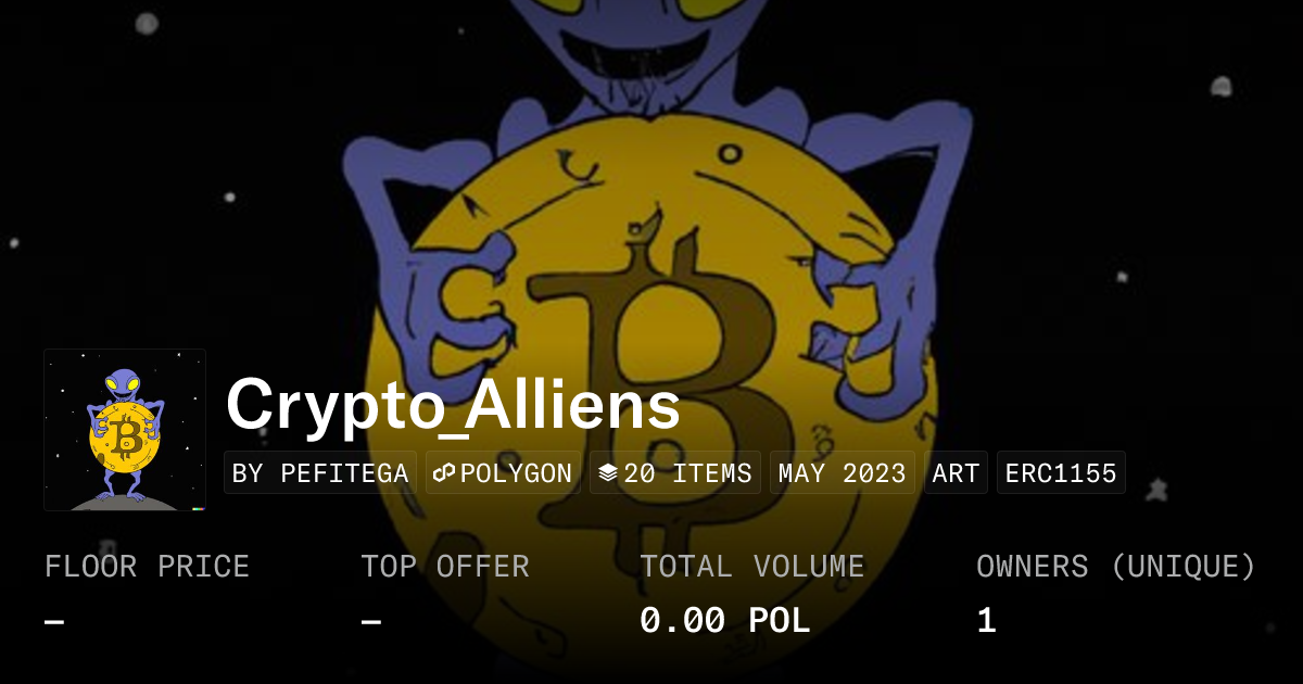 Crypto_Alliens - Collection | OpenSea
