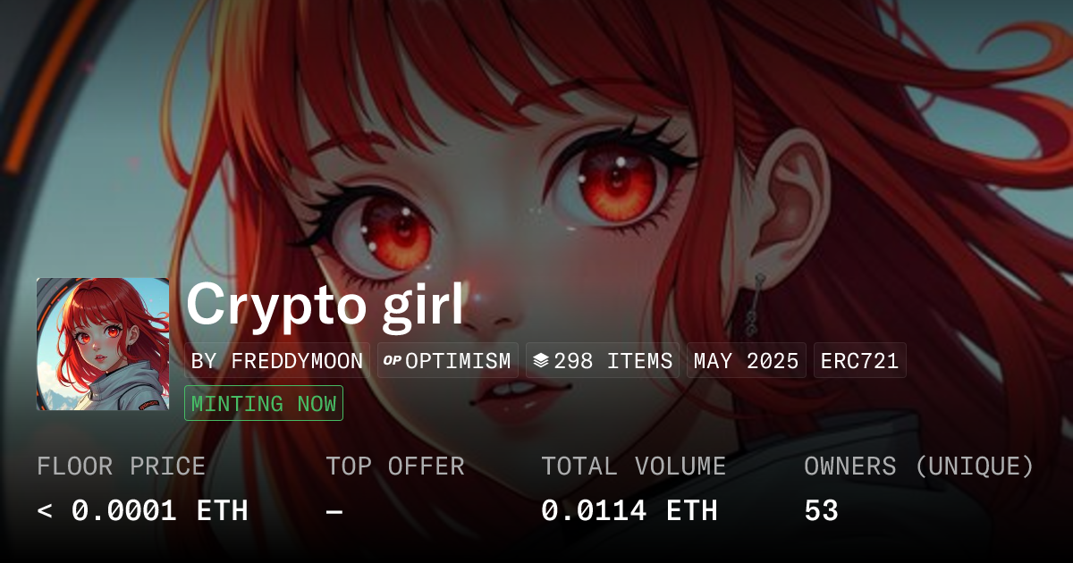 Crypto girl - Collection | OpenSea
