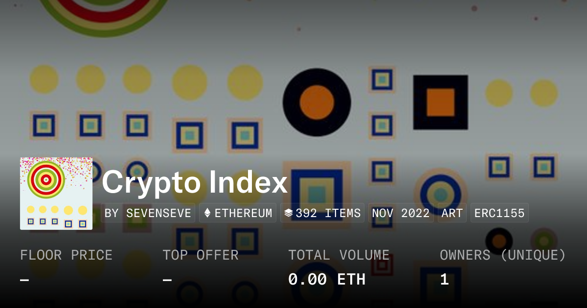 Crypto Index - Collection | OpenSea