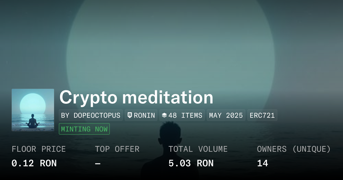 Crypto meditation - Collection | OpenSea