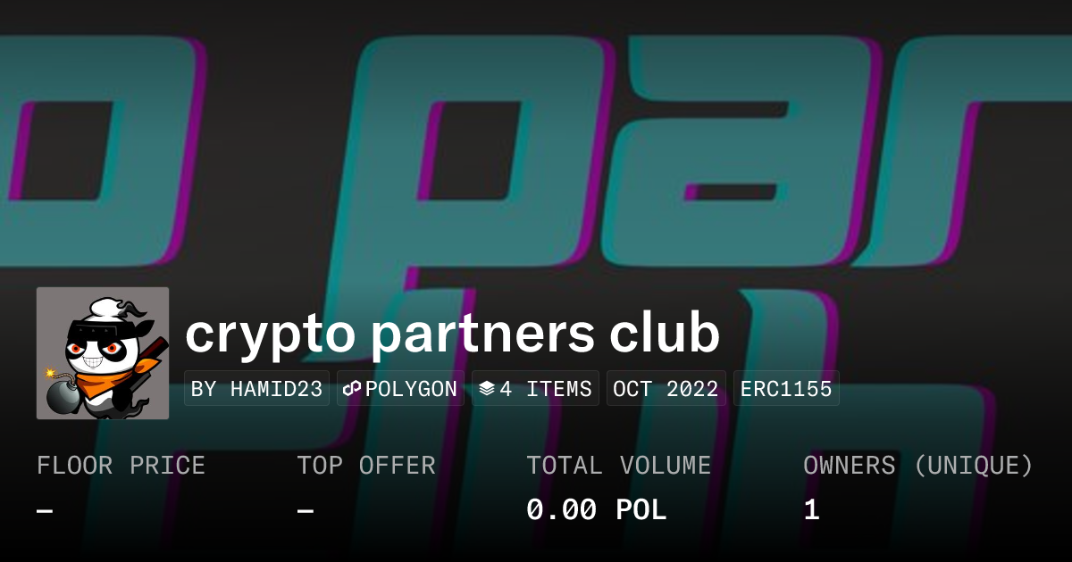 crypto partners club - Collection | OpenSea