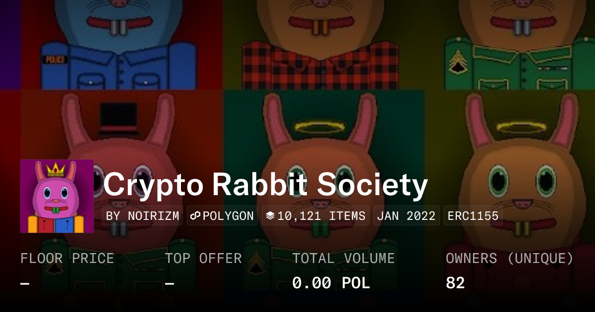 Crypto Rabbit Society - Collection | OpenSea