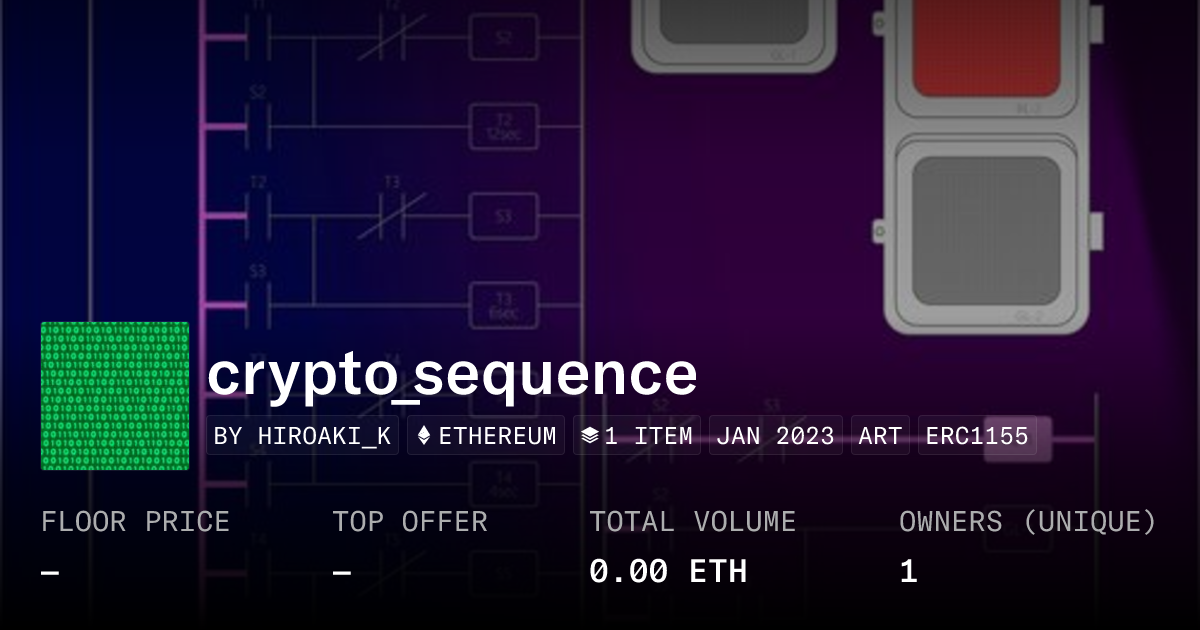 crypto_sequence - Collection | OpenSea