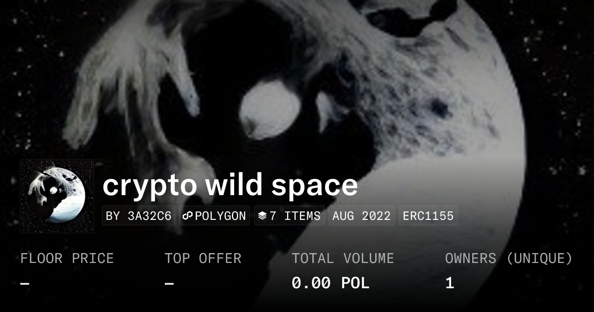 crypto wild space - Collection | OpenSea