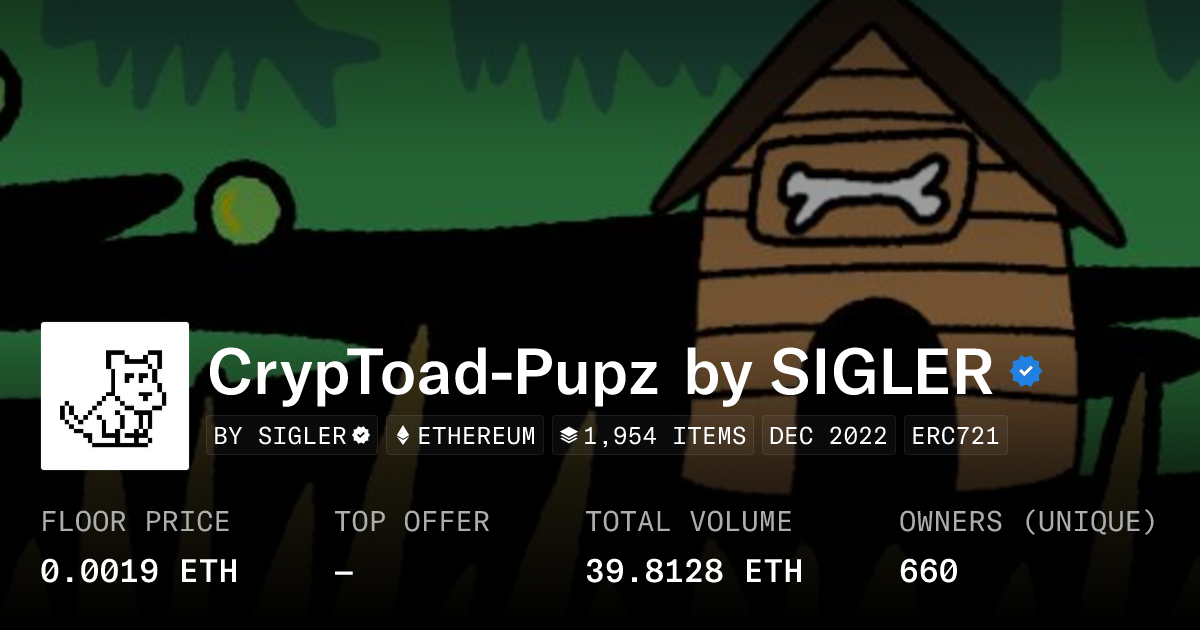 CrypToad-Pupz by SIGLER - Collection | OpenSea