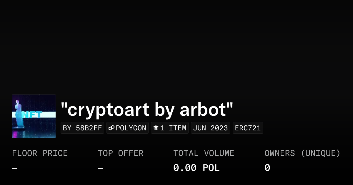 "cryptoart by arbot" - Collection | OpenSea