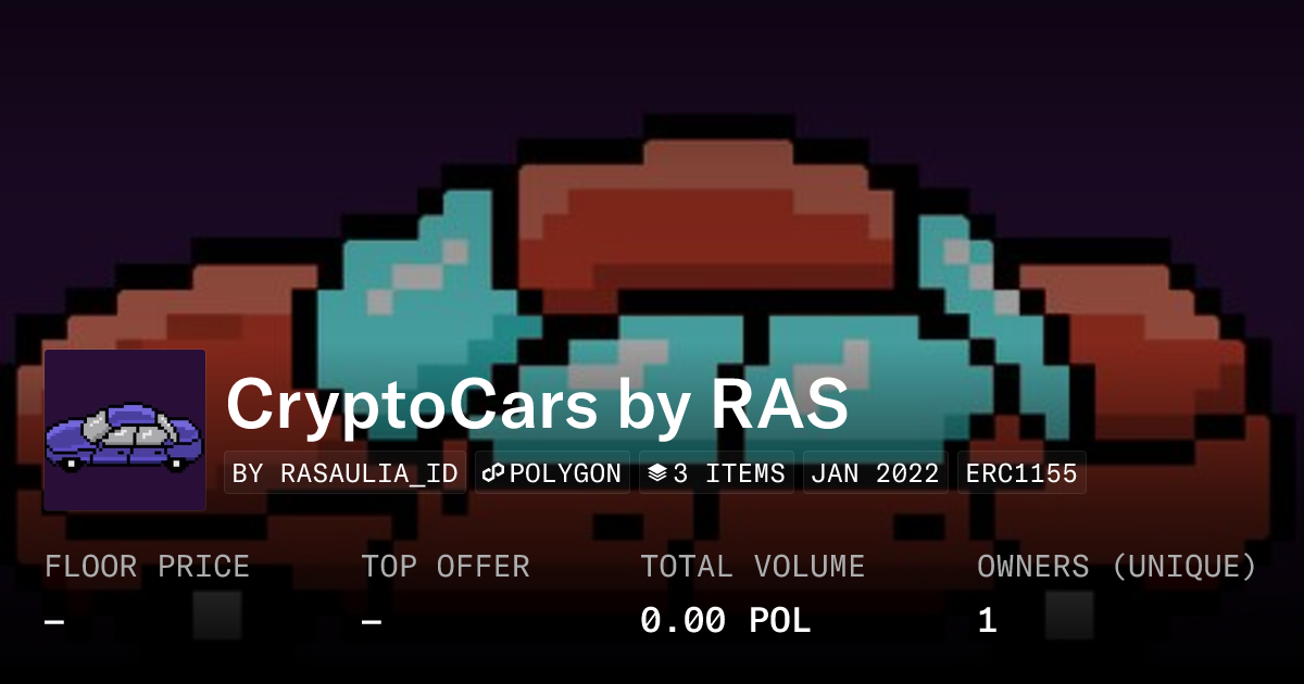 CryptoCars by RAS - Collection | OpenSea
