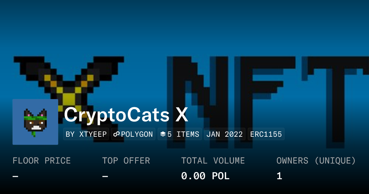 CryptoCats X - Collection | OpenSea