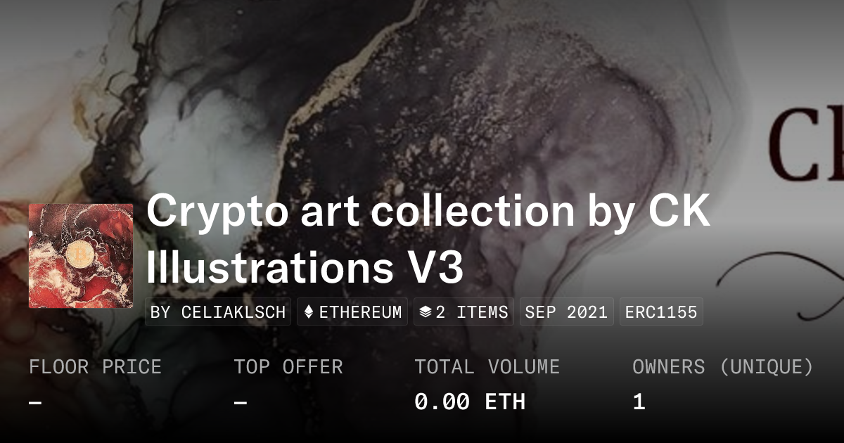 Crypto art collection by CK Illustrations V3 - Collection | OpenSea