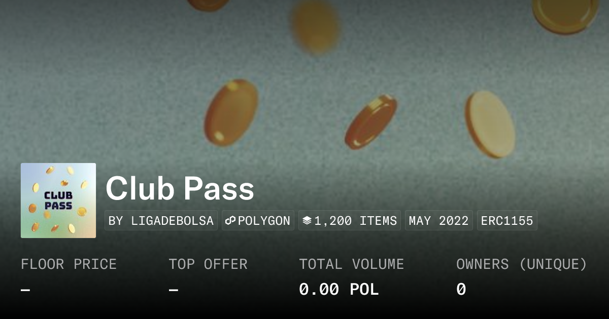 Club Pass - Collection | OpenSea