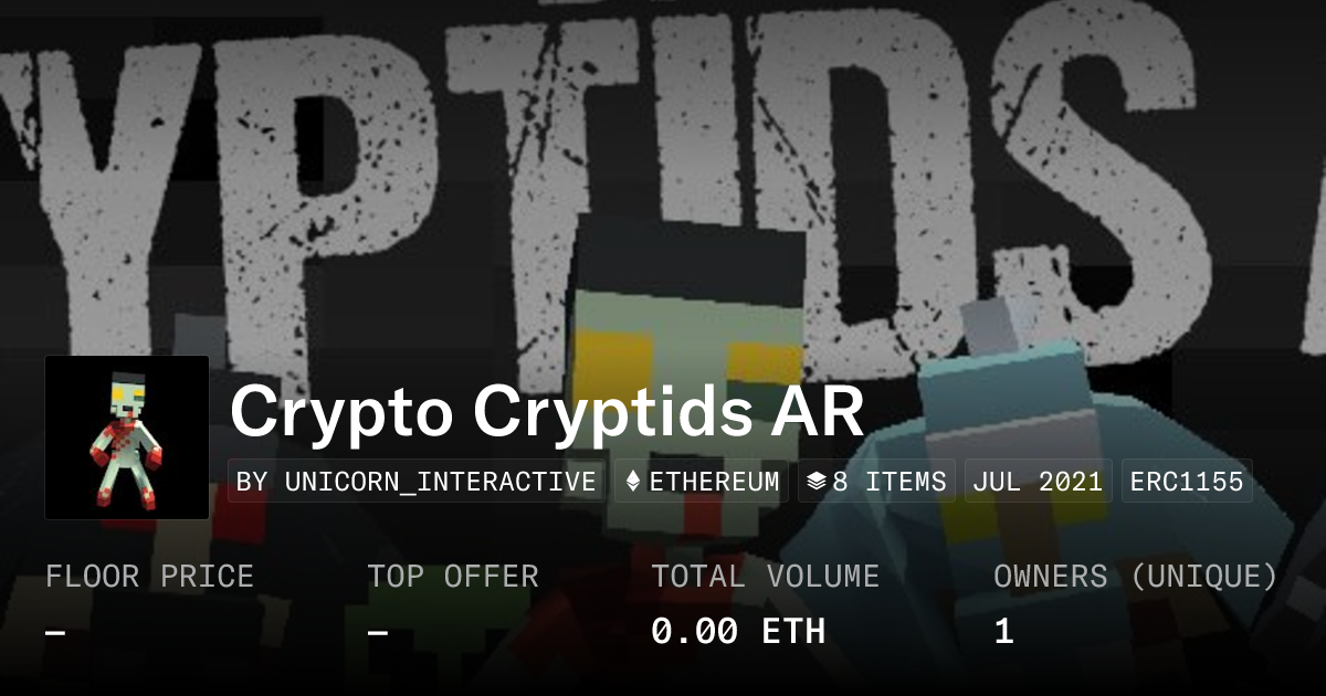 Crypto Cryptids AR - Collection | OpenSea