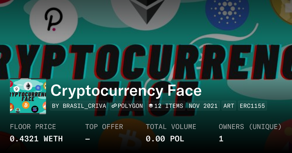 Cryptocurrency Face - Collection | OpenSea