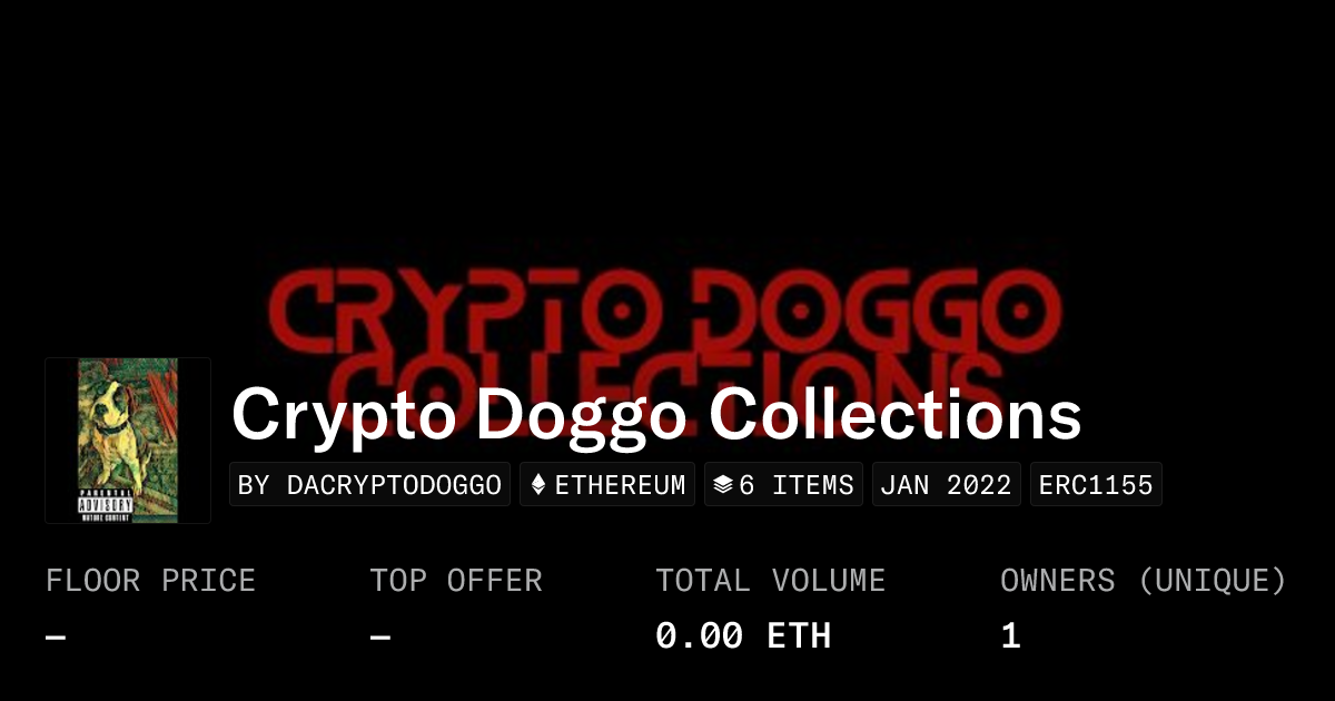 Crypto Doggo Collections - Collection | OpenSea