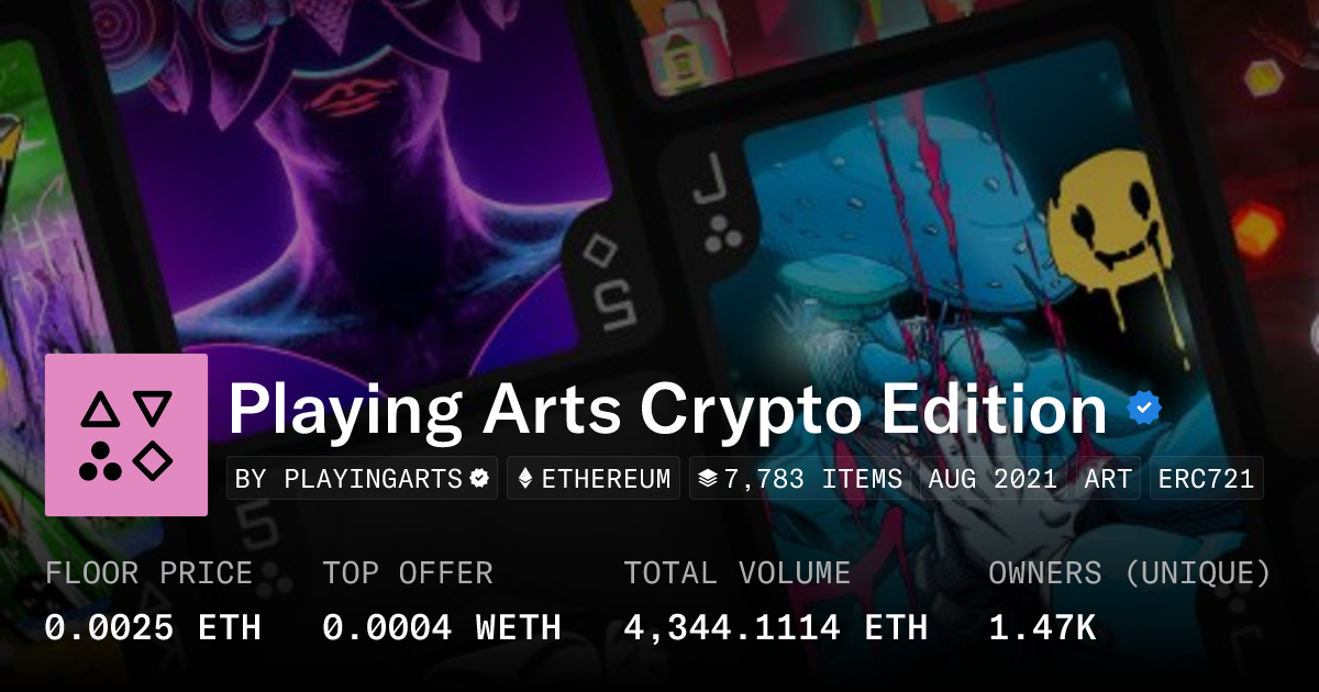 Playing Arts Crypto Edition - Collection | OpenSea