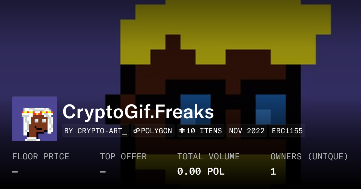 CryptoGif.Freaks - Collection | OpenSea