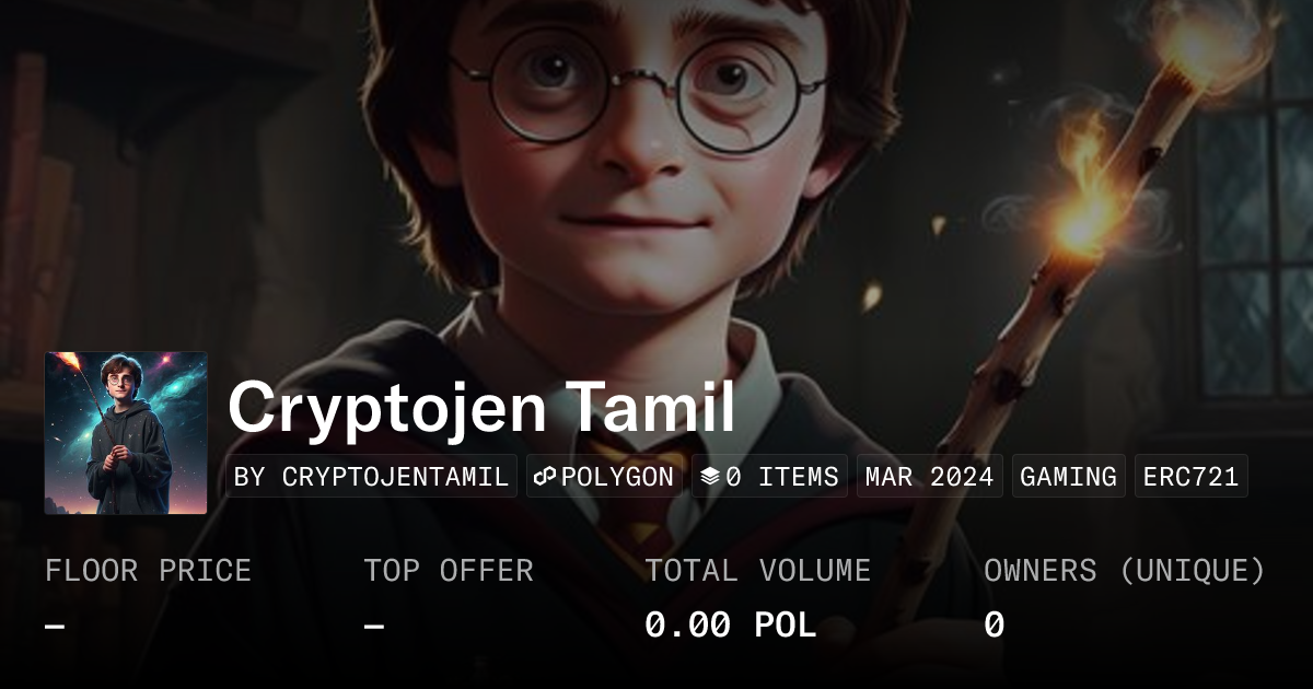 Cryptojen Tamil - Collection | OpenSea