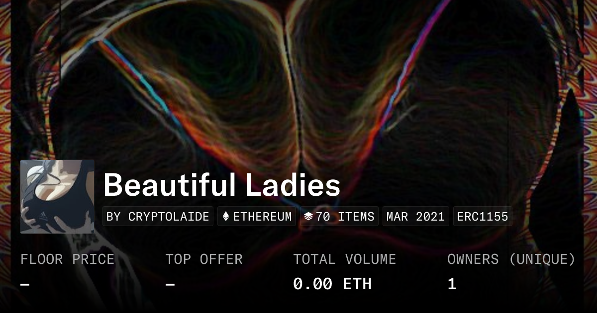Beautiful Ladies - Collection | OpenSea