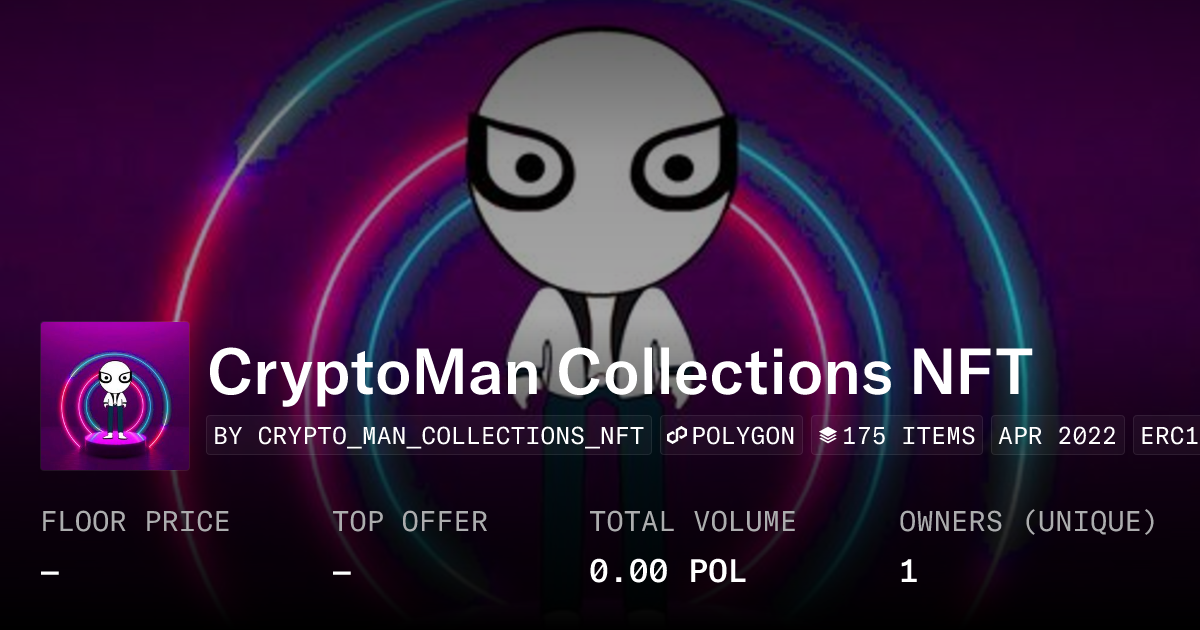 CryptoMan Collections NFT - Collection | OpenSea