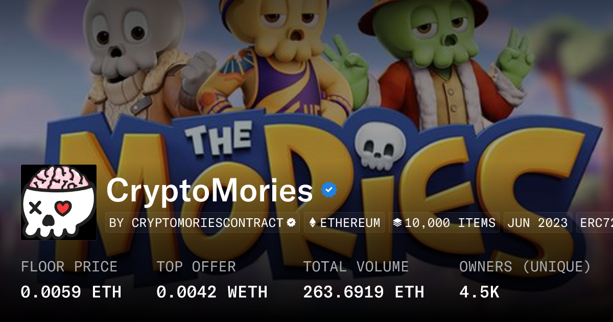 CryptoMories - Collection | OpenSea