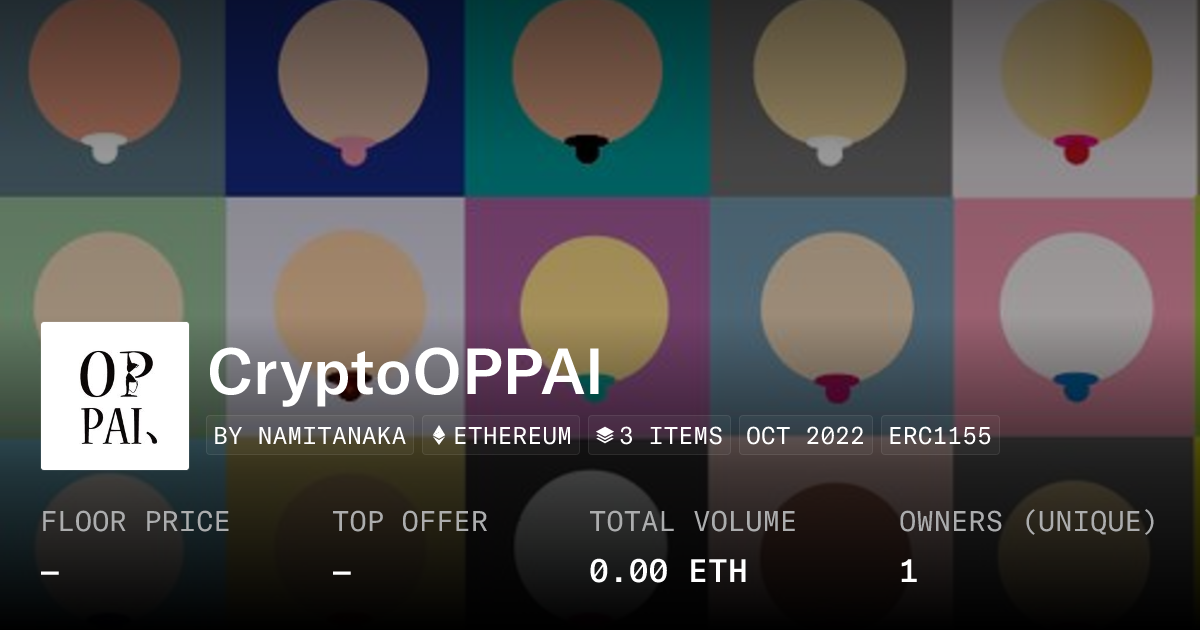 CryptoOPPAI - Collection | OpenSea