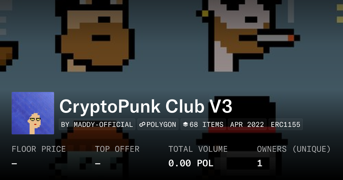 CryptoPunk Club V3 - Collection | OpenSea