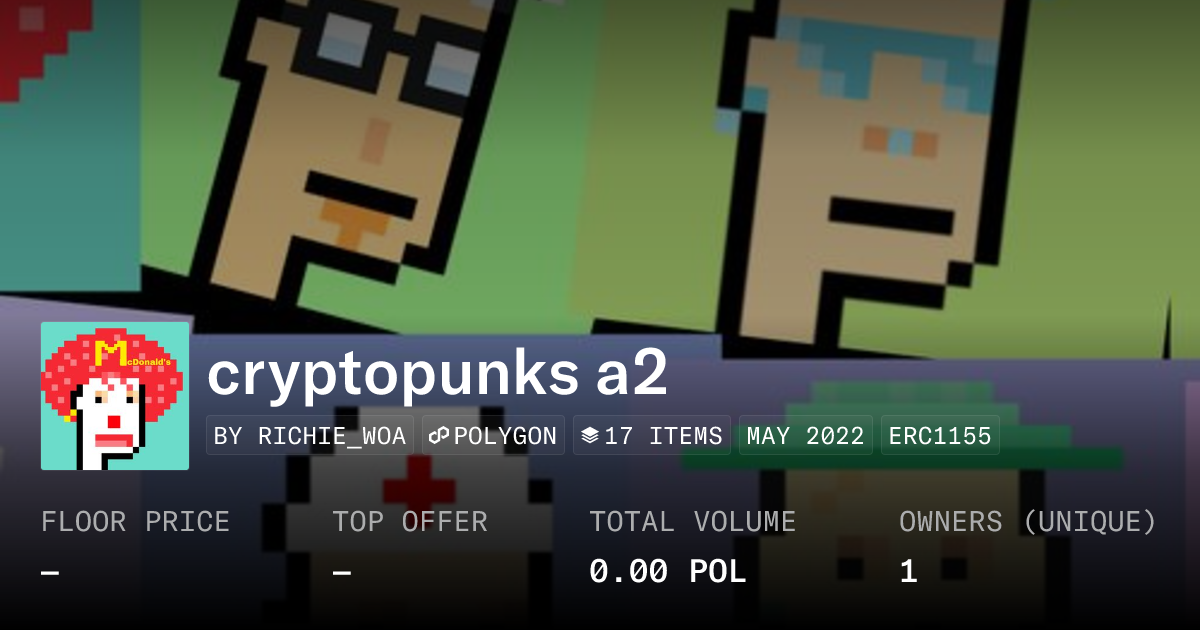 cryptopunks a2 - Collection | OpenSea