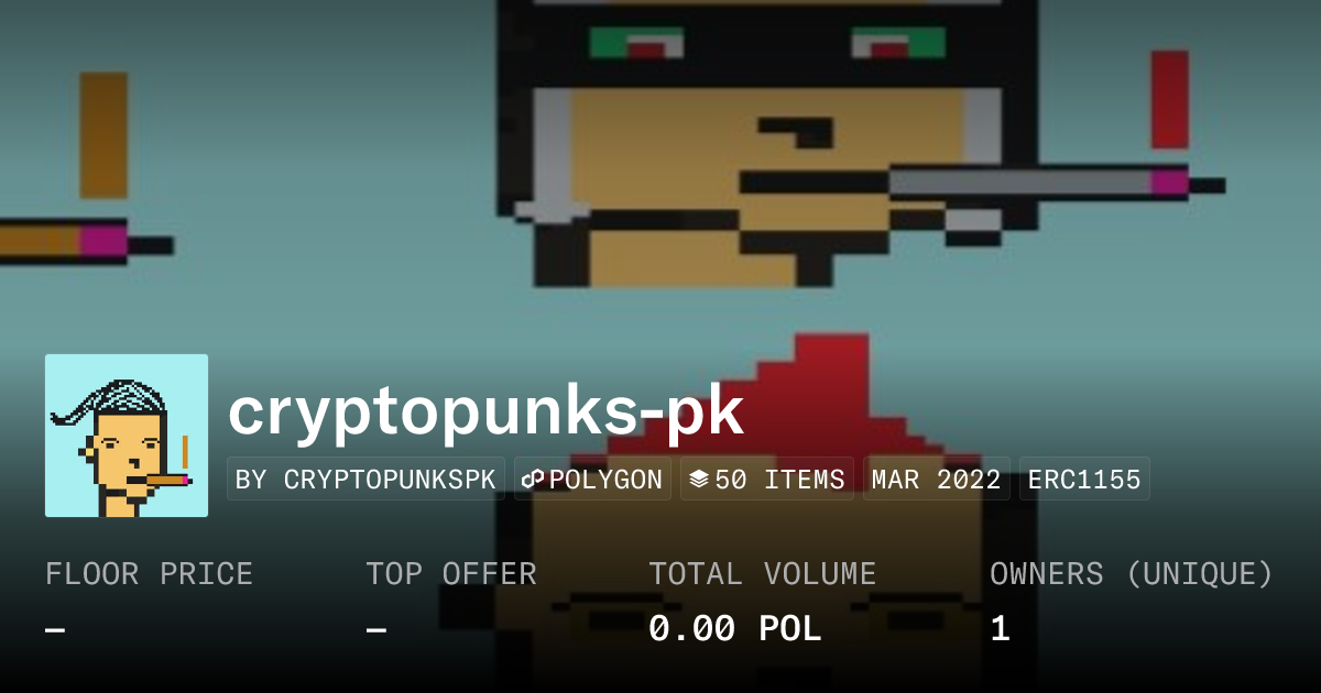 cryptopunks-pk - Collection | OpenSea