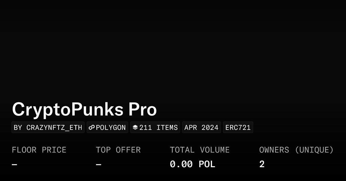 CryptoPunks Pro - Collection | OpenSea